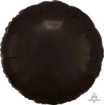 Opaque Black Circle ,45cm 18 Inch Standard Foil Balloon – Balloon Supply