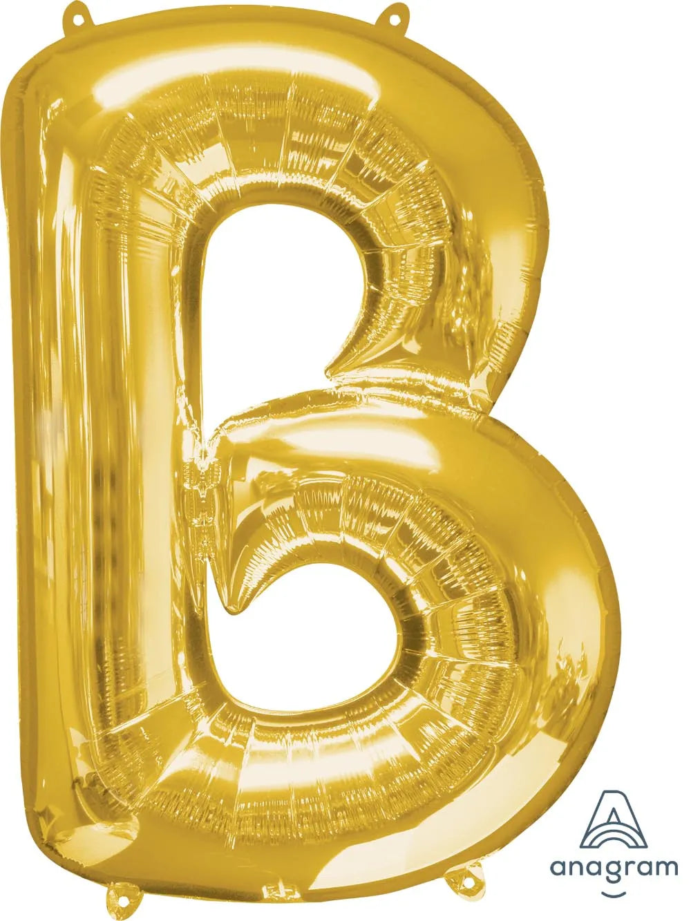 Letter Gold B, Giant Letter Shaped 86cm 34" Foil Balloon– Balloon Supply