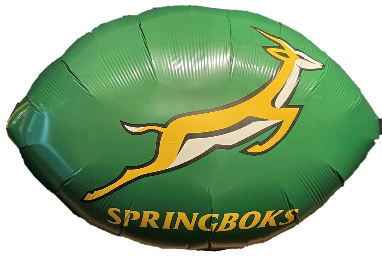 Springboks Rugby Ball Giant Super Shaped Foil Balloon– Balloon Supply