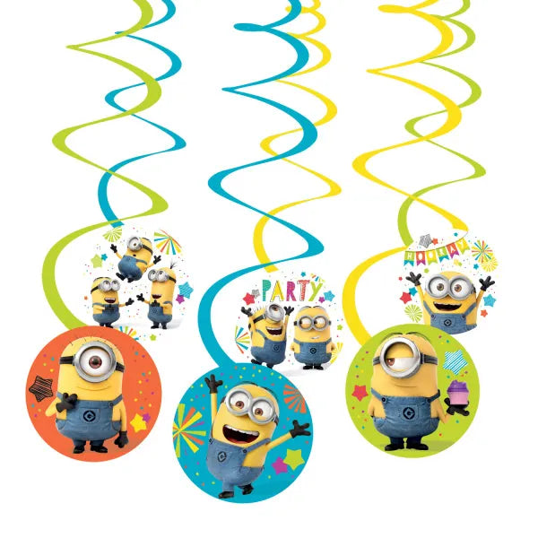 SW:Despicable Me Swirl Decoration– Balloon Supply