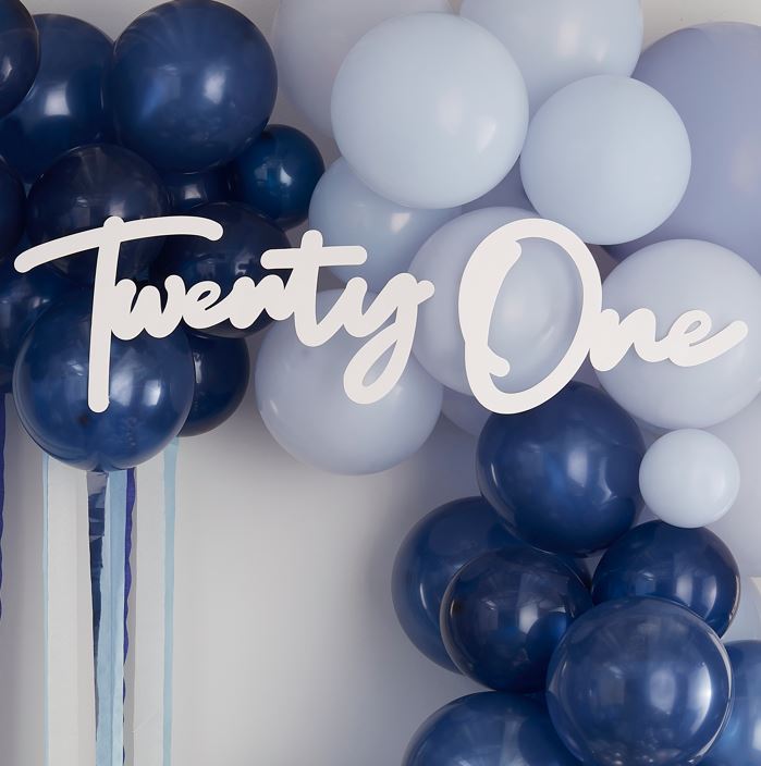 21st Bday Balloon Arch Sign– Balloon Supply