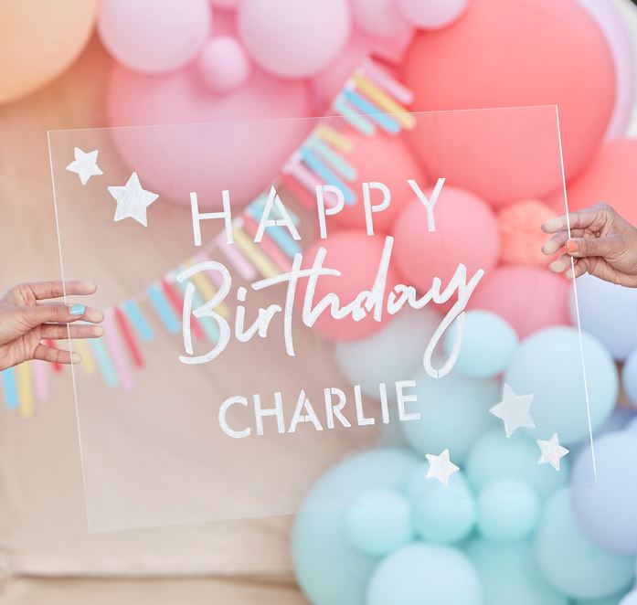 Bday Number & Letter Stencils– Balloon Supply