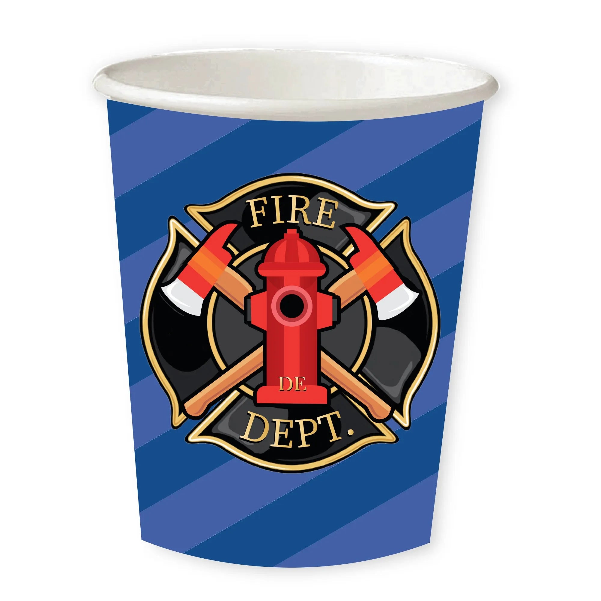 Firefighter Paper Cups 8 Pack– Balloon Supply