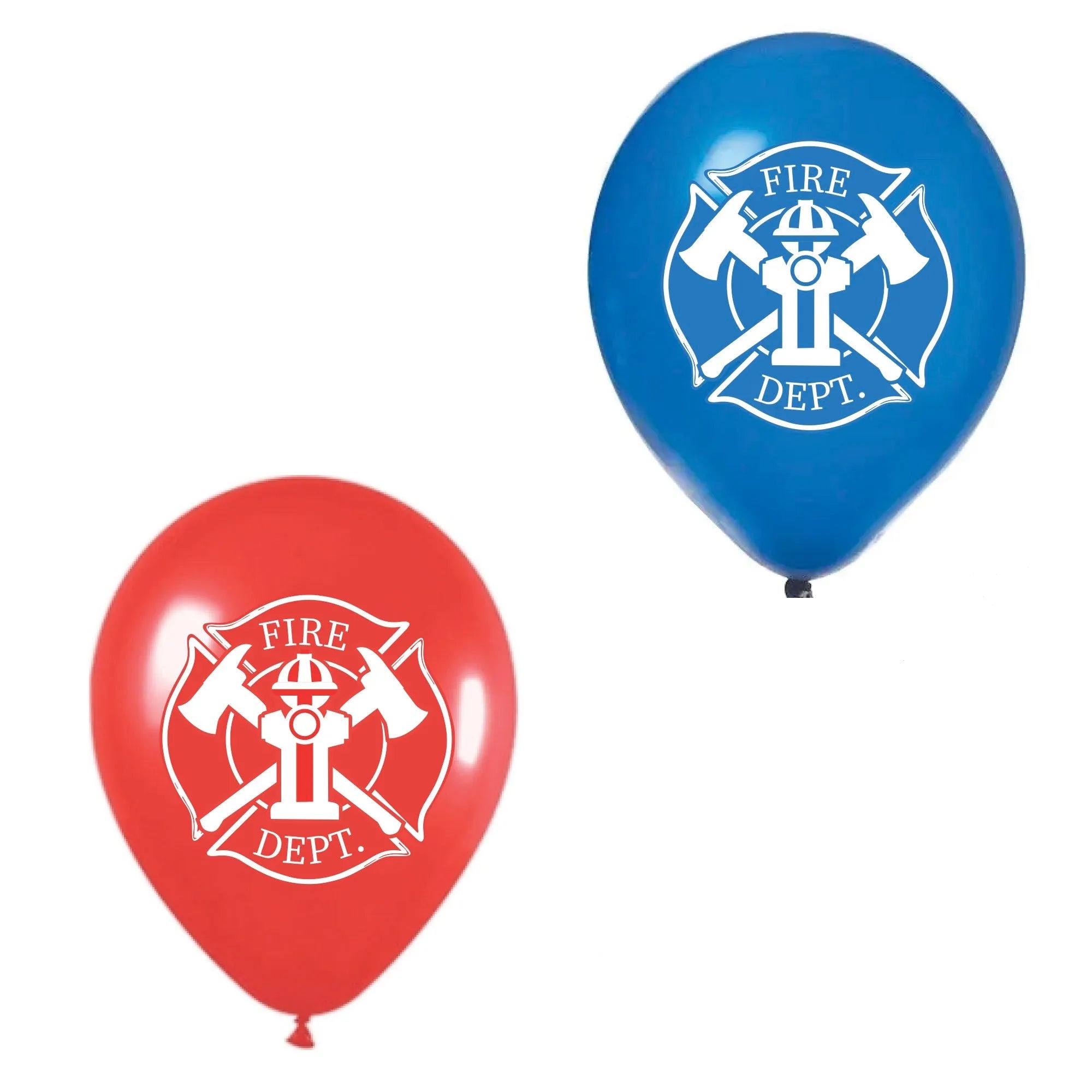 Firefighter Latex Balloons 10 Pack– Balloon Supply