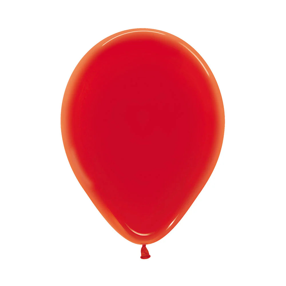 Sempertex Crystal Red Latex Balloons– Balloon Supply